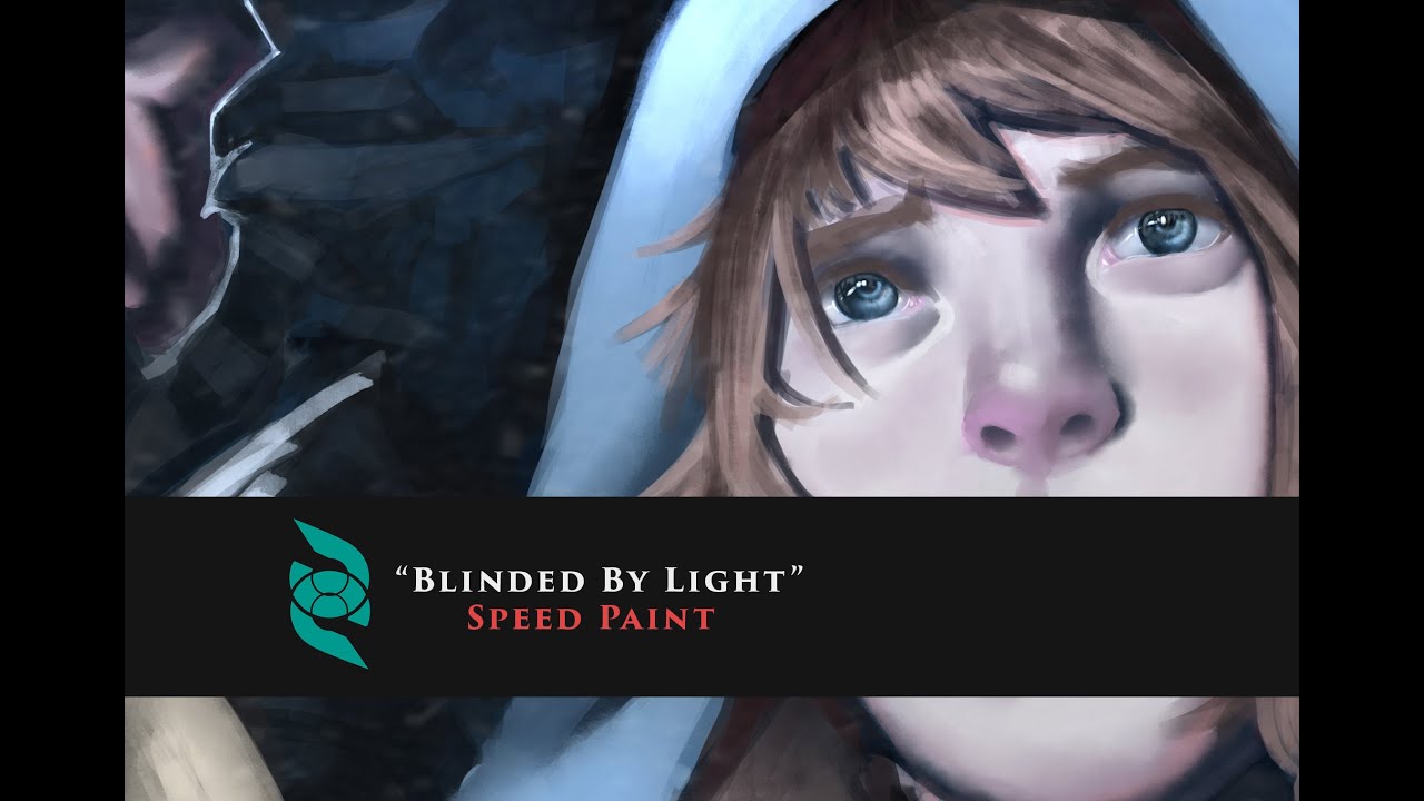 "Blinded By Light" Painting Process - YouTube
