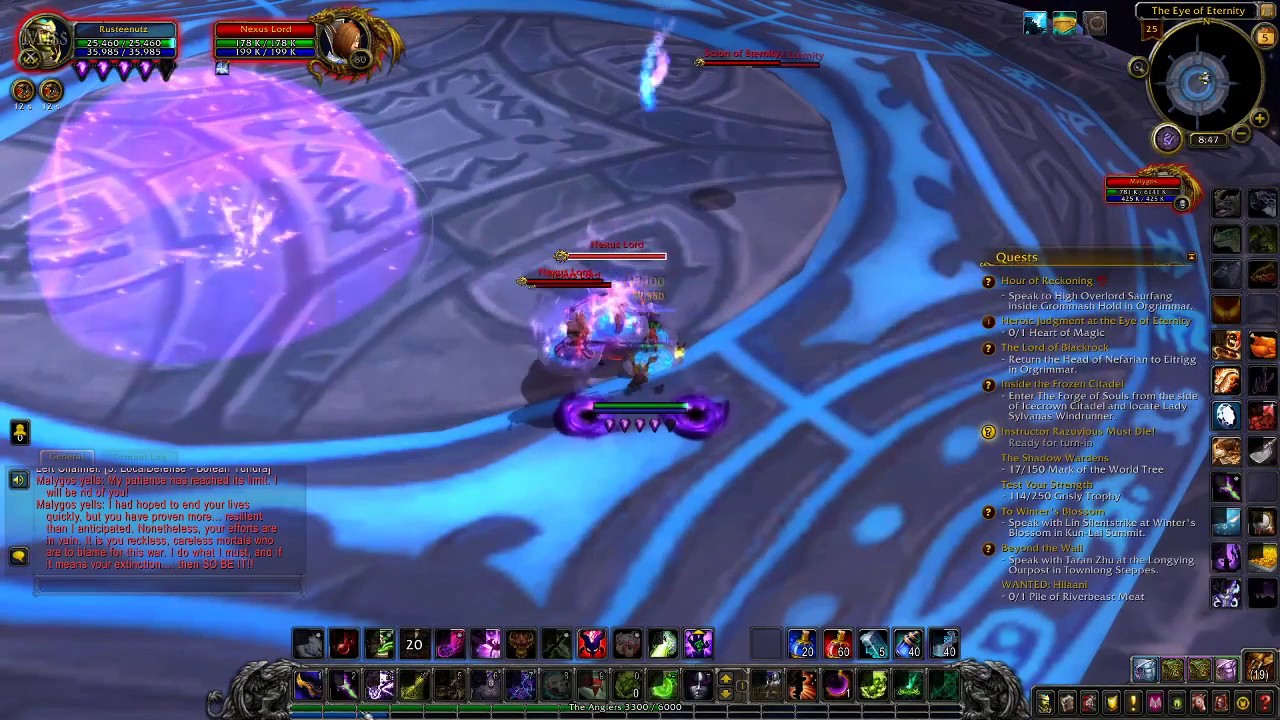 The Eye of Eternity raid run - YouTube