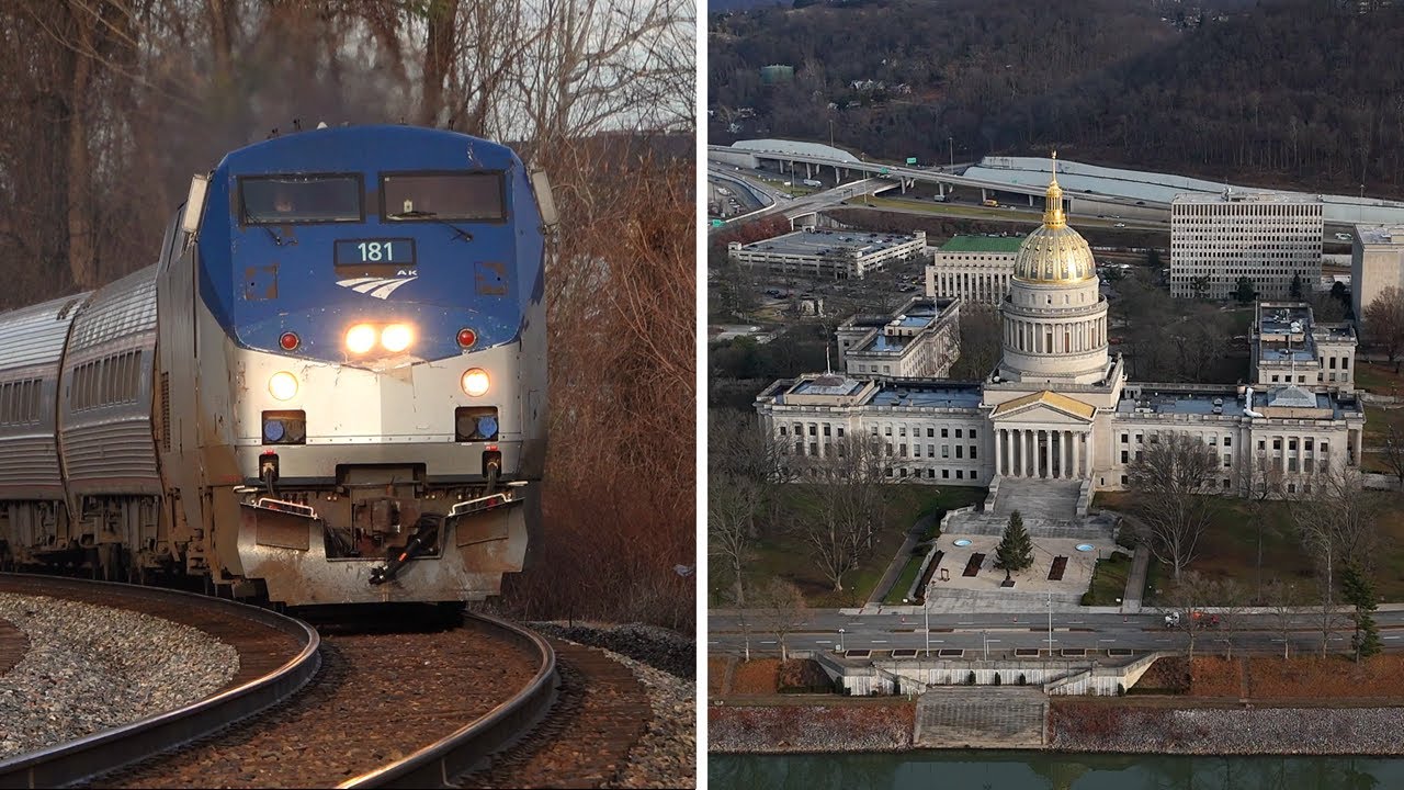 Amtrak Cardinal Passing Thru 39th Street Crossing | Charleston, WV ...