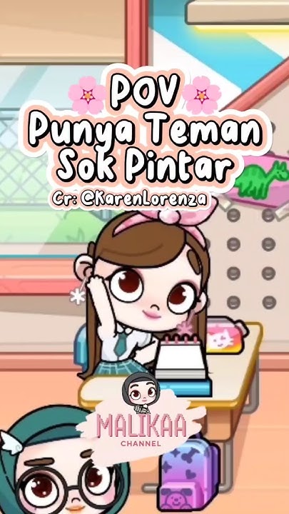#POV PUNYA TEMAN SOK PINTAR | AVATAR WORLD PAZU ib @KarenLorenza #roleplay #drama #story - YouTube