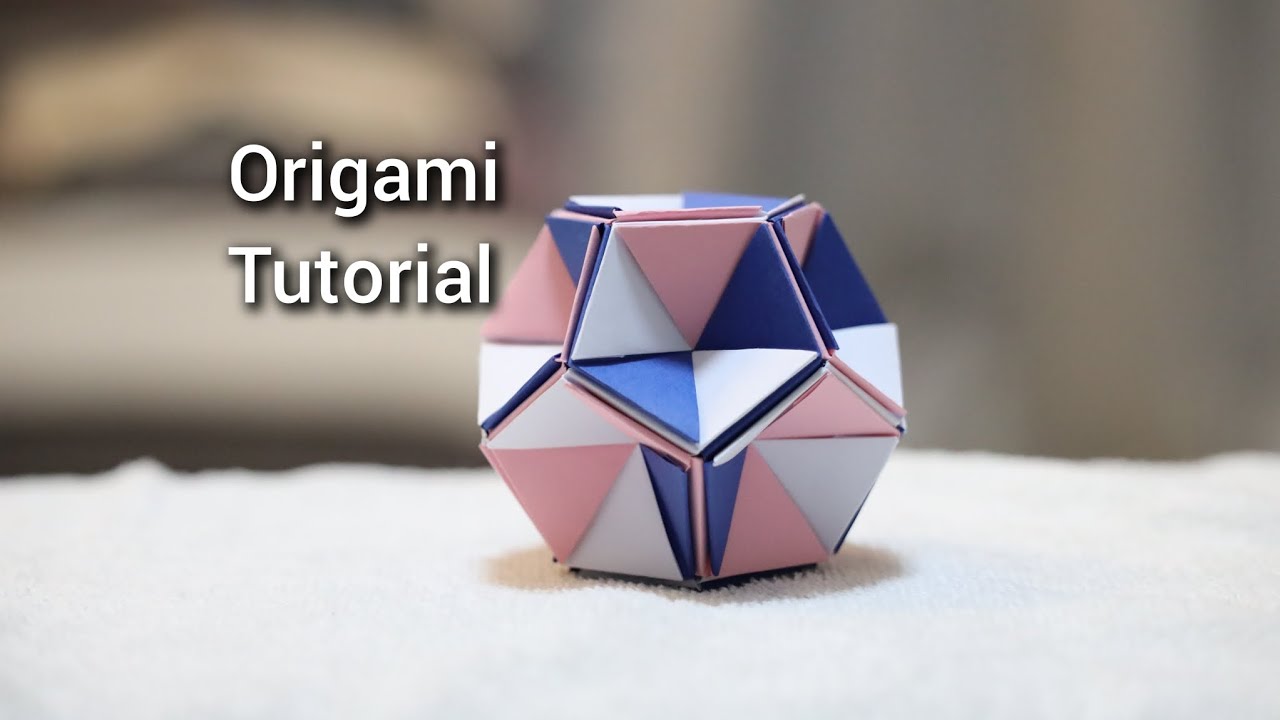 Dodecahedron Kusudama Origami Tutorial - YouTube