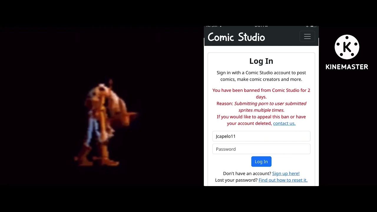 You have 2 days comic studio banned - YouTube
