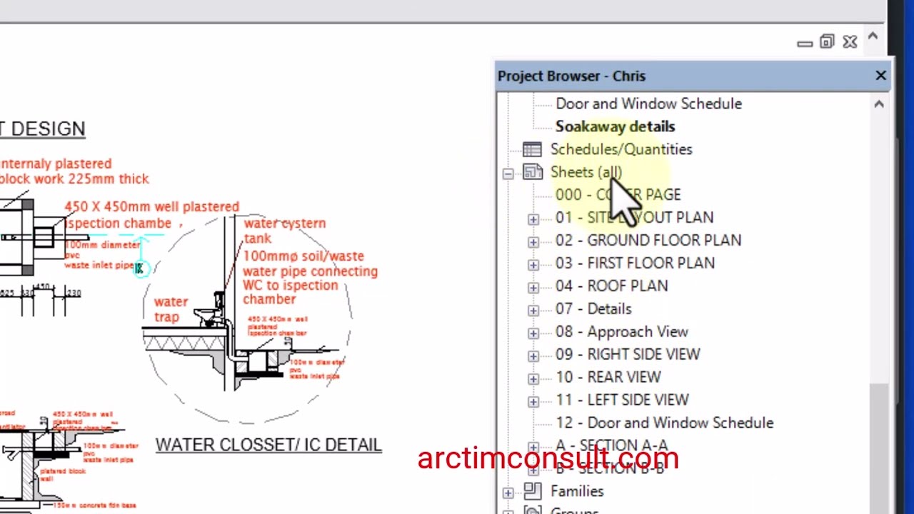 How to Import Septic Tank and Soakaway Details to Revit - YouTube