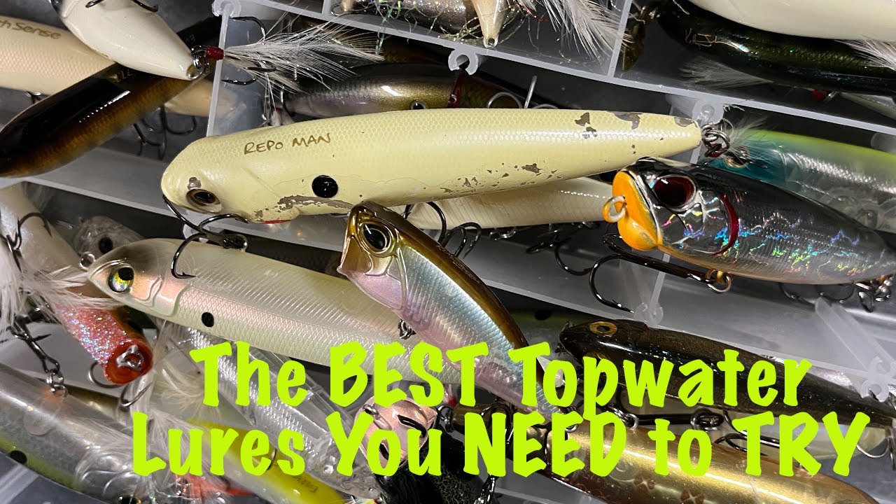 The BEST Topwater Lures You NEED to TRY - YouTube