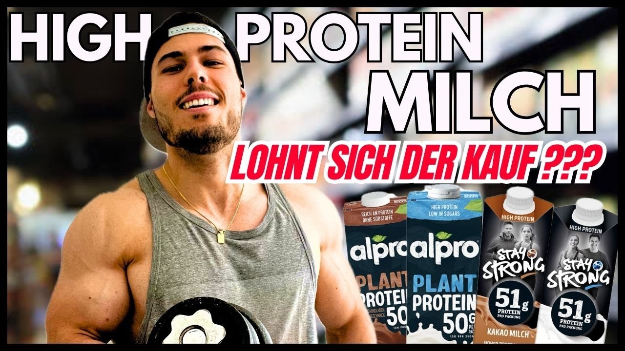 MILCH macht MASSIG: Alpro & Co. mit 50g EIWEIß pro Packung?! SINN oder ...