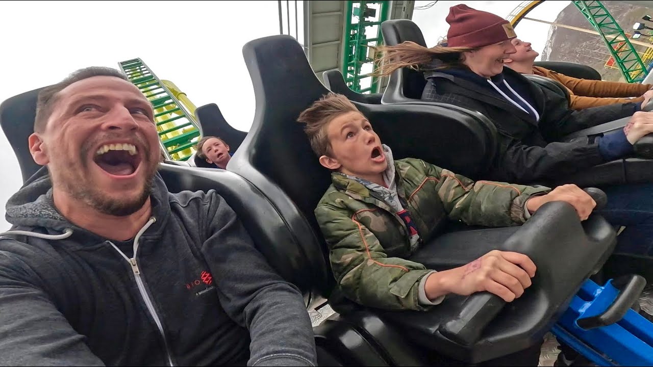 Lagoon Wicked Roller Coaster Opening Day 2024 - YouTube