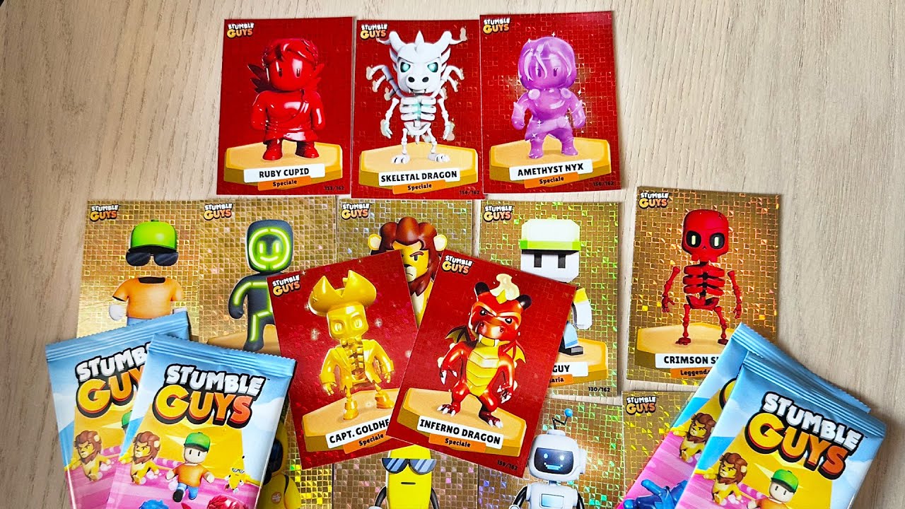 STUMBLE GUYS ALBUM CU CARTI OFICIALE *Mi-au Picat 5 Speciale in Viata ...