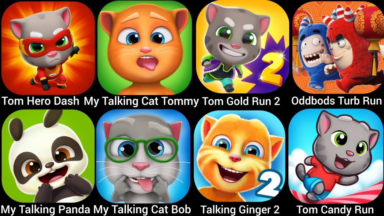 My Talking Cat Bob, Talking Ginger 2,My Talking Panda,My Talking Cat ...