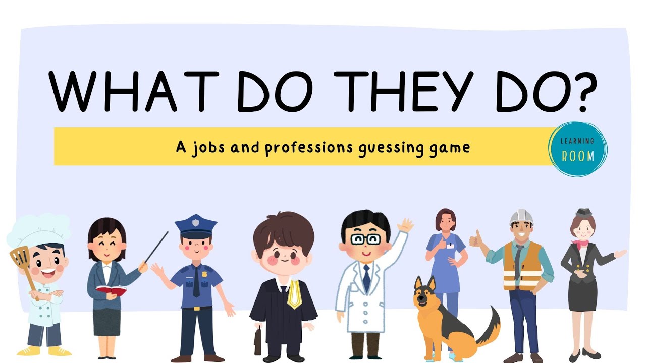 Jobs and Occupations Vocabulary in English เกมส์ทายอาชีพ คำศัพท์ |game ...