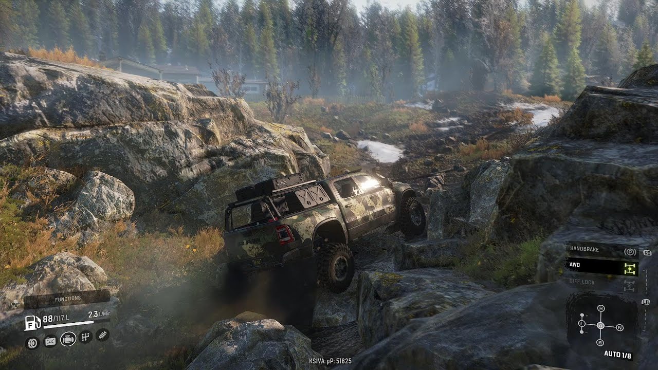 Snow Runner rock crawling my TRX - YouTube
