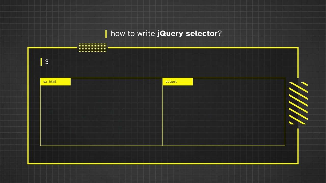 [JQuery] Jquery Selector - YouTube