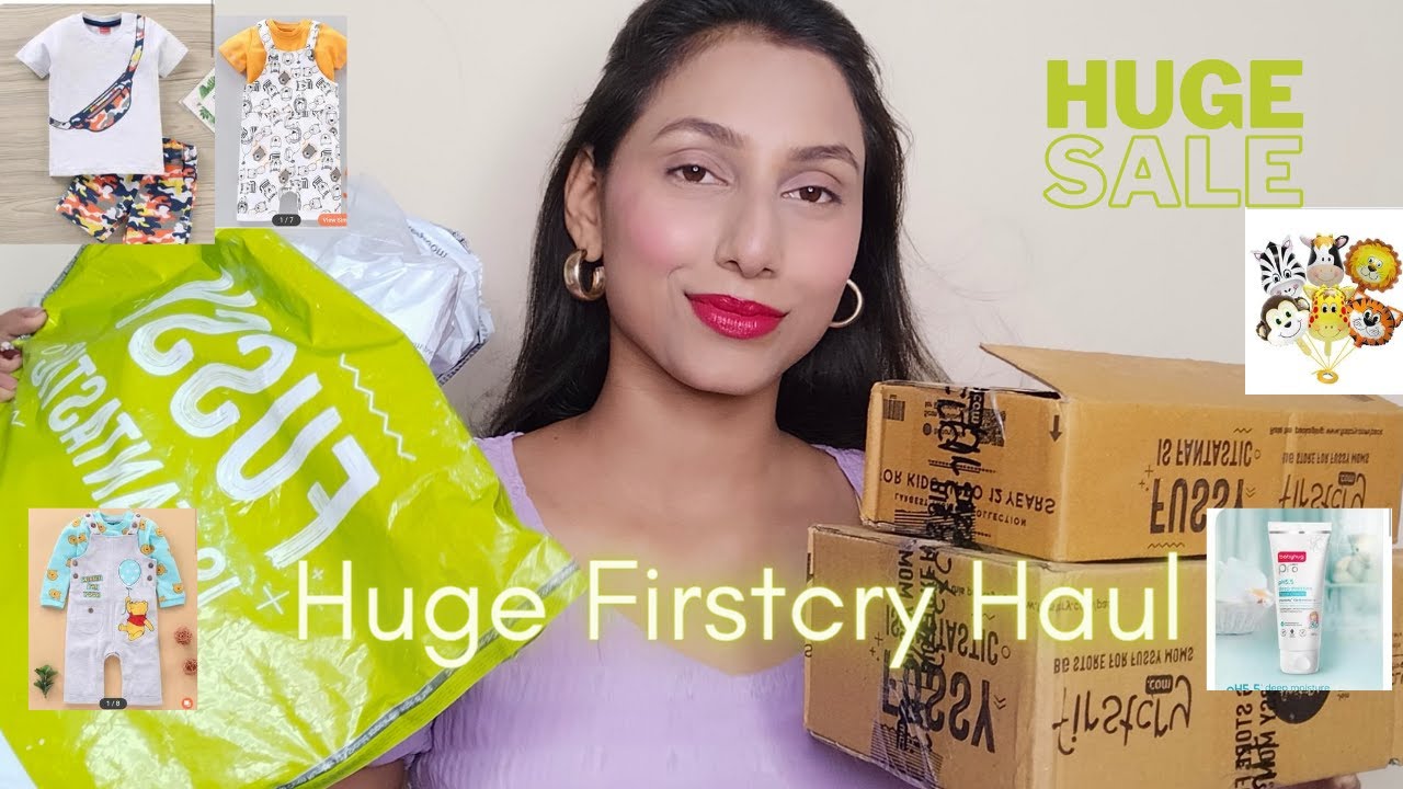 Hug Firstcry Haul || Baby Shopping Haul ||Dresses Babycare&More # ...