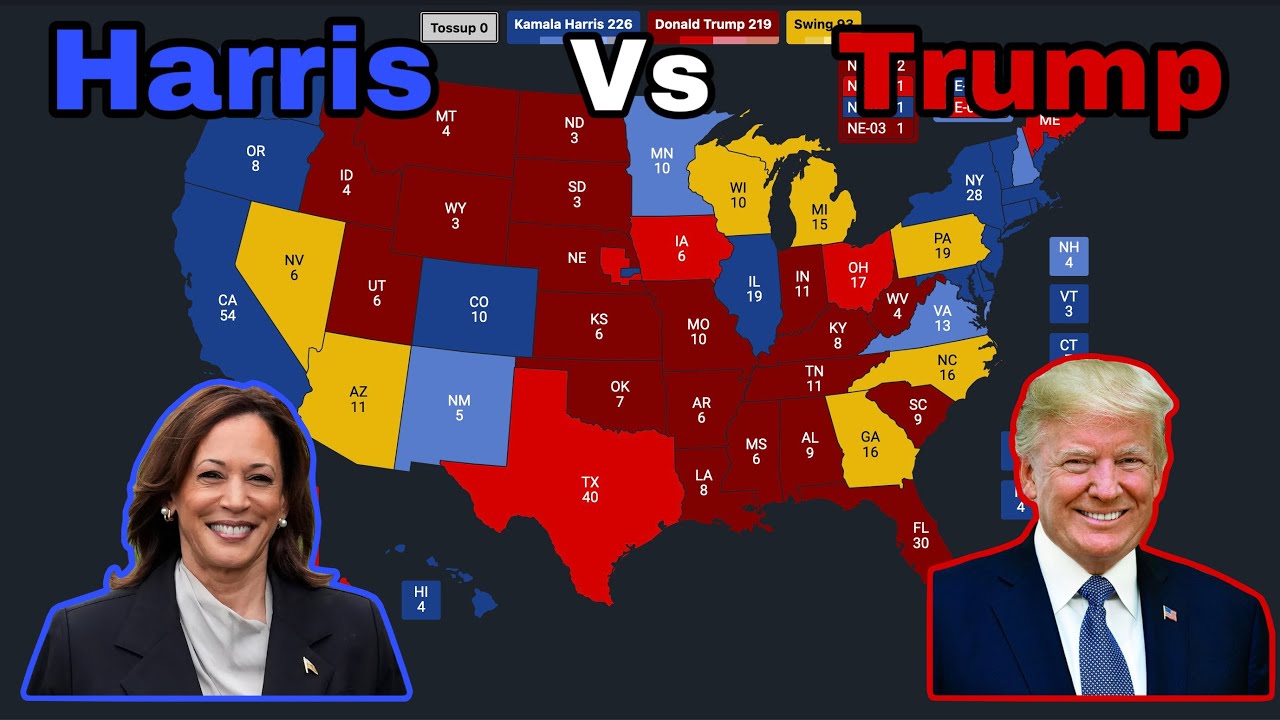 Kamala Harris Vs Donald Trump | 2024 Election Prediction (Late October ...