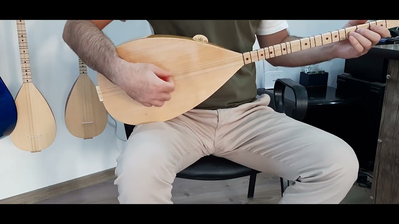 Turkish Acoustic Long Neck Baglama Saz | Uzun Sap Dut Bağlama - YouTube