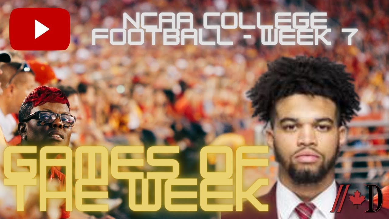 NCAA College Football - Week 7: Games of the Week - YouTube