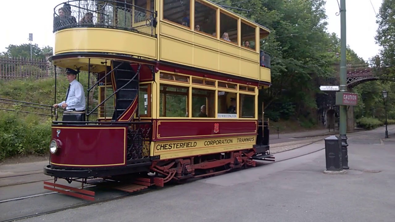 Tram 7 Chesterfield At Crich - YouTube