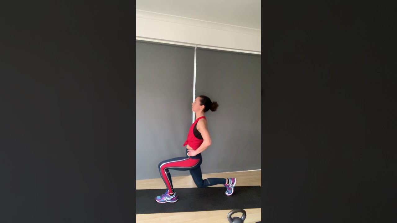 ALTERNATE STEPPING LUNGE - HJ PERSONAL TRAINER LIBRARY - YouTube