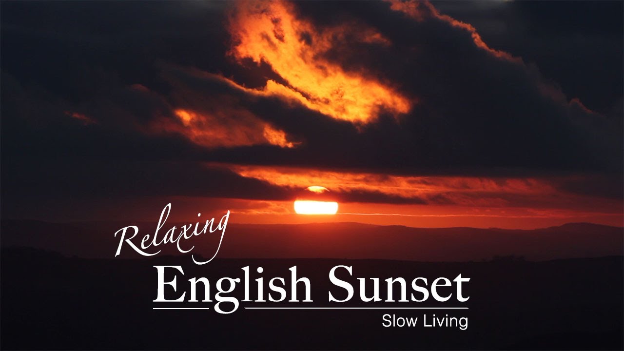 Red Sky at Night | An English Winter Sunset - YouTube