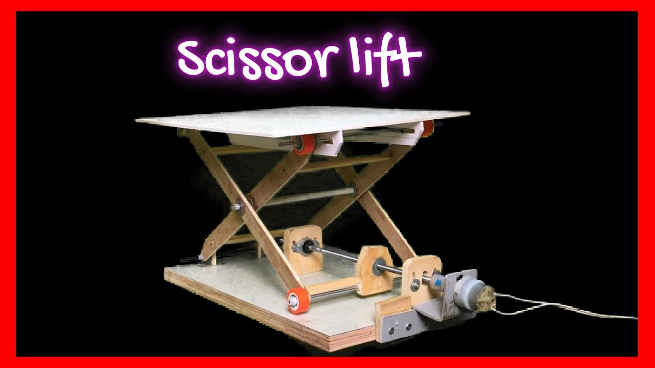 How to make a working model of Scissor Lift ? - YouTube