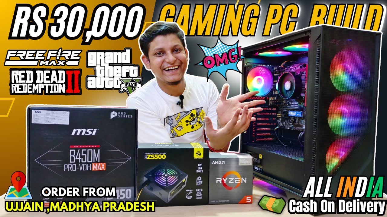Rs 30k Best Gaming Pc Build | Rs 30,000 Budget gaming PC Build | 30k ...