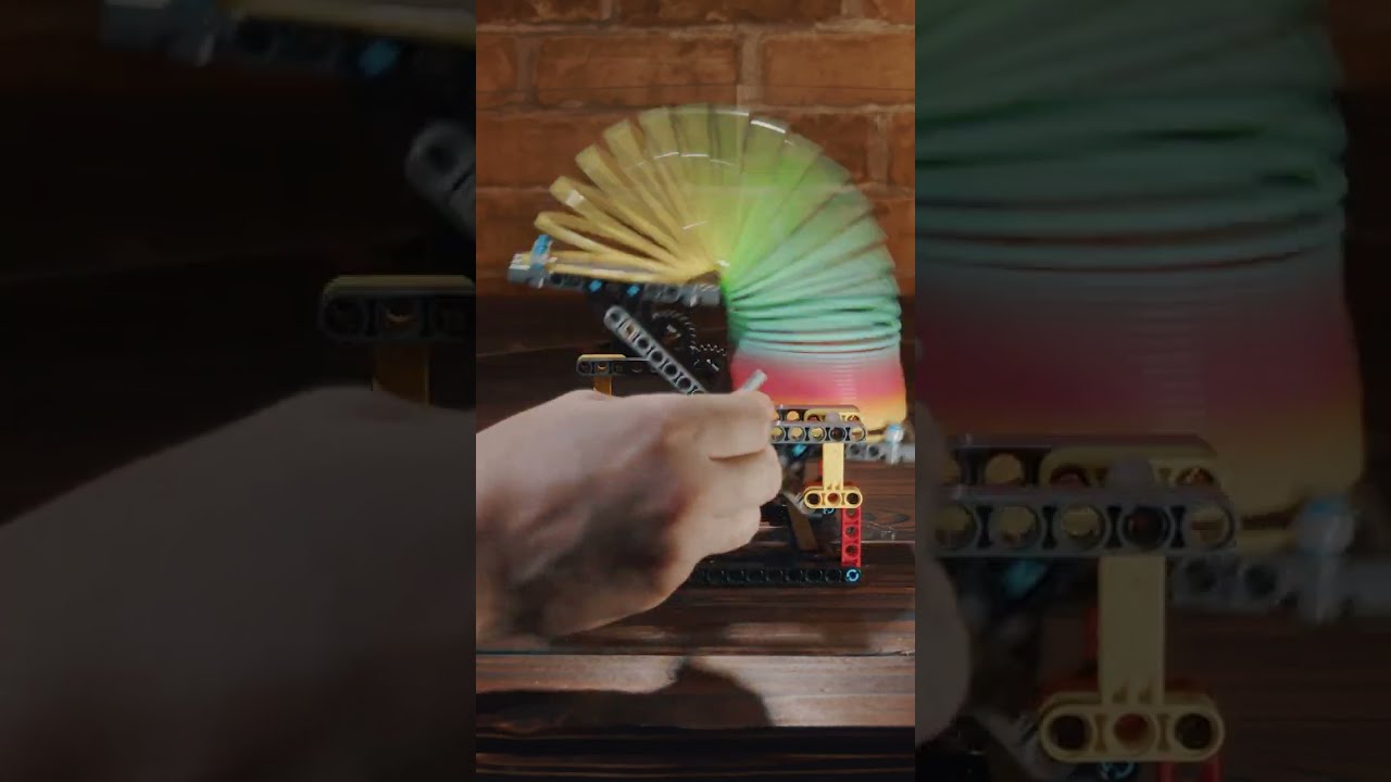 Slinky Machine Lego Technic #shorts #lego #legotechnic - YouTube