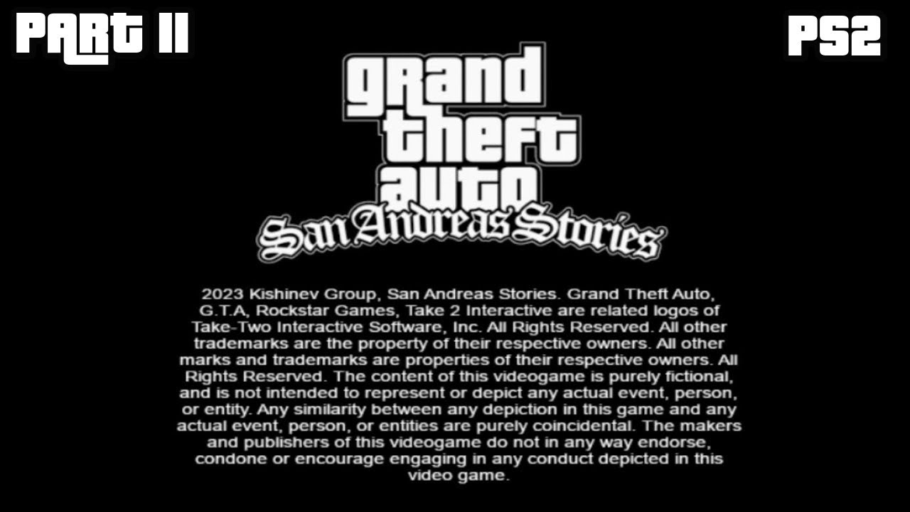 GTA San Andreas Stories - PS2 Walkthrough: Part 2 (Mod) - YouTube
