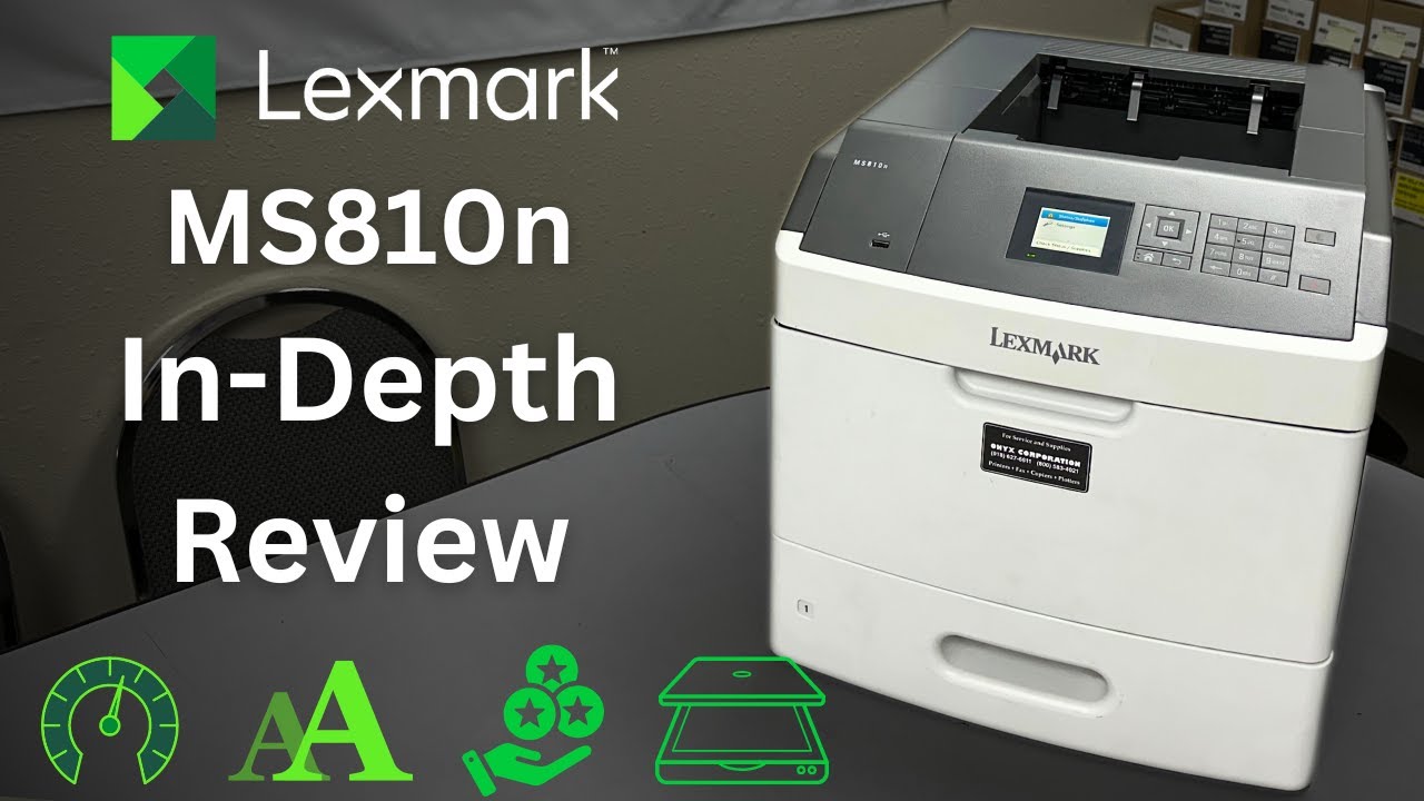 Lexmark MS810 In-Depth Review! | The Perfect Basic Printer! - YouTube
