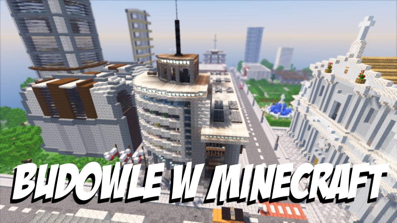 Budowle w Minecraft #028 [Projekt Miasto] - Nowy Urząd Miasta! - YouTube