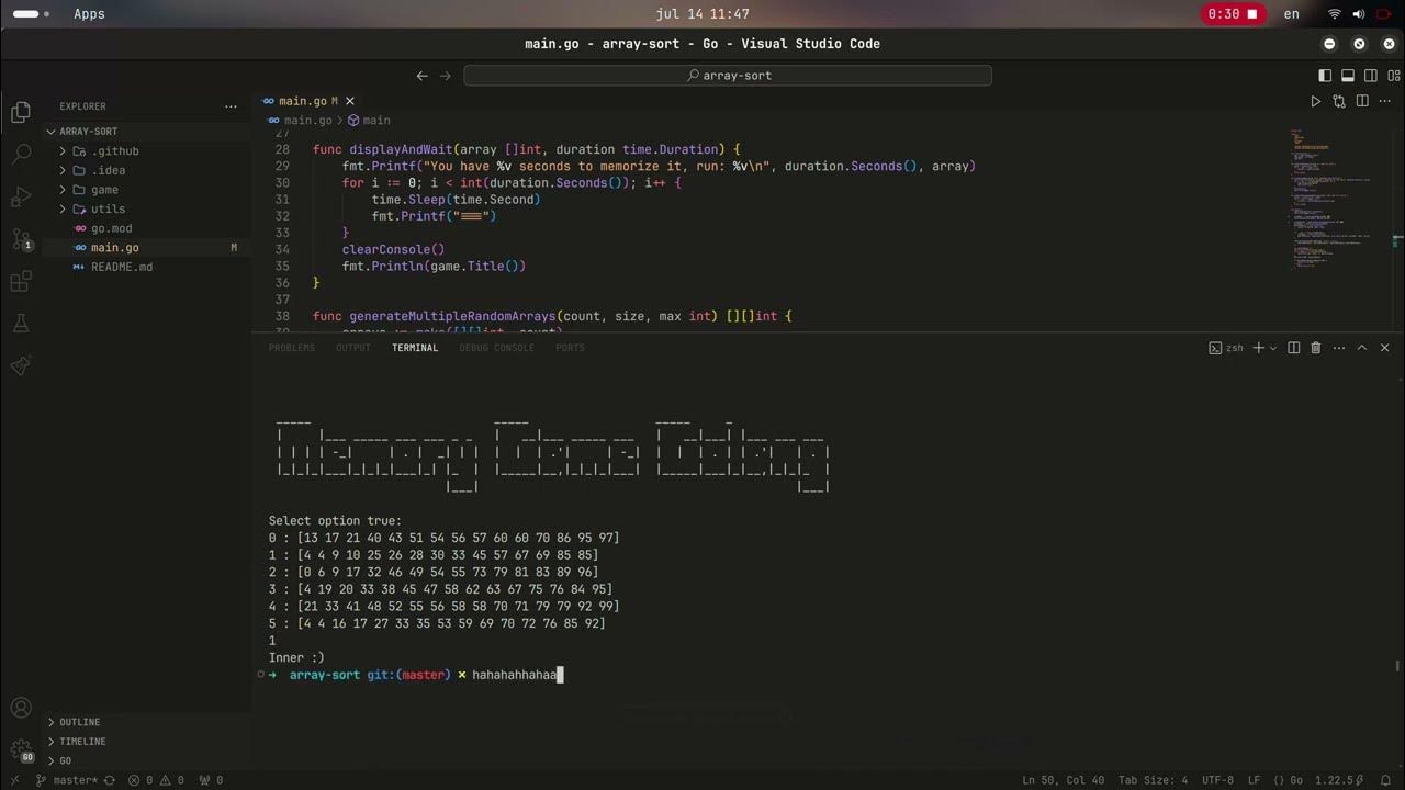 Memorize Array In Golang Youtube