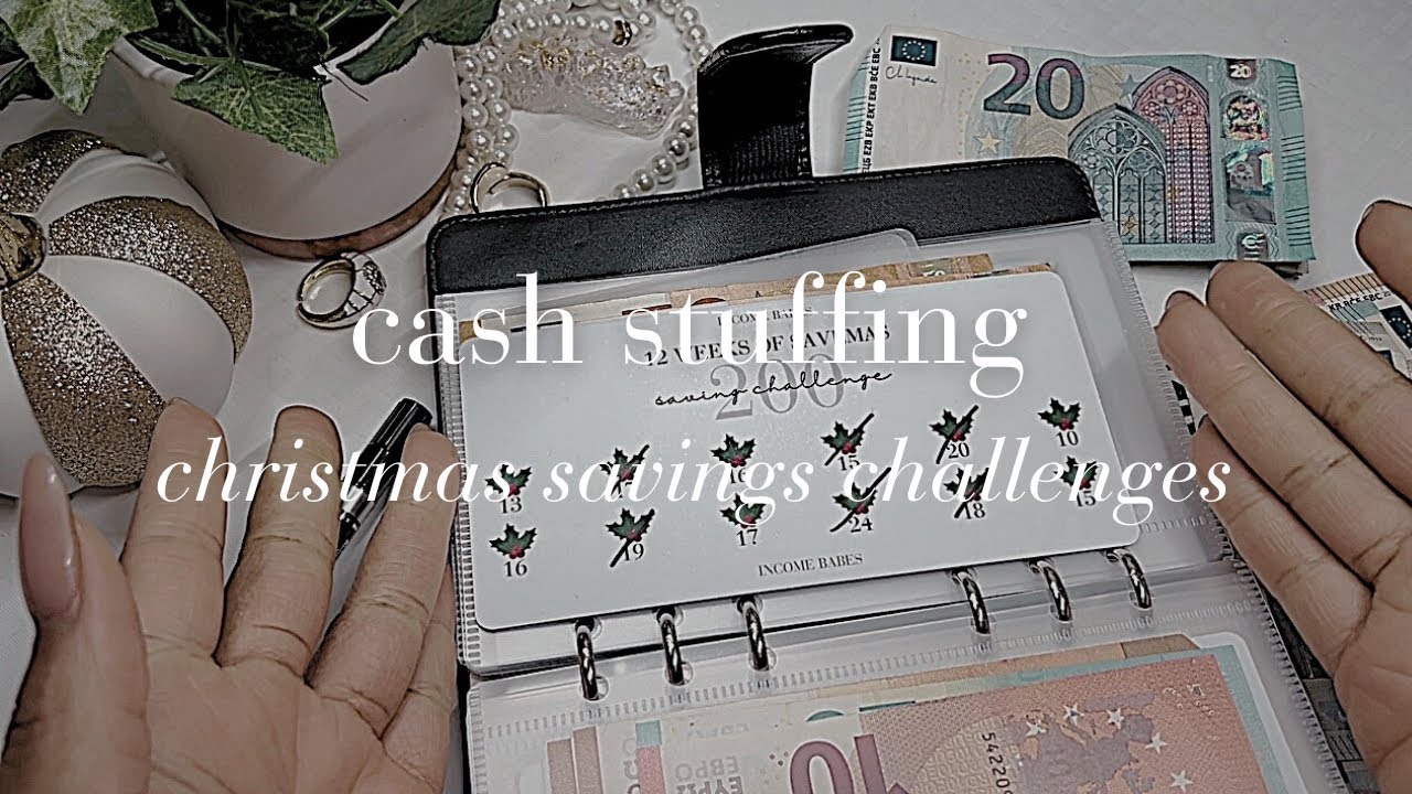 CHRISTMAS SAVINGS CHALLENGES Cash Stuffing | 60 Day Countdown to ...