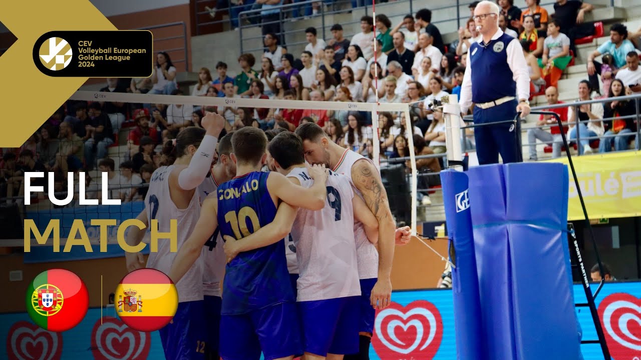 LIVE | Portugal vs. Spain - CEV Volleyball European Golden League 2024 ...