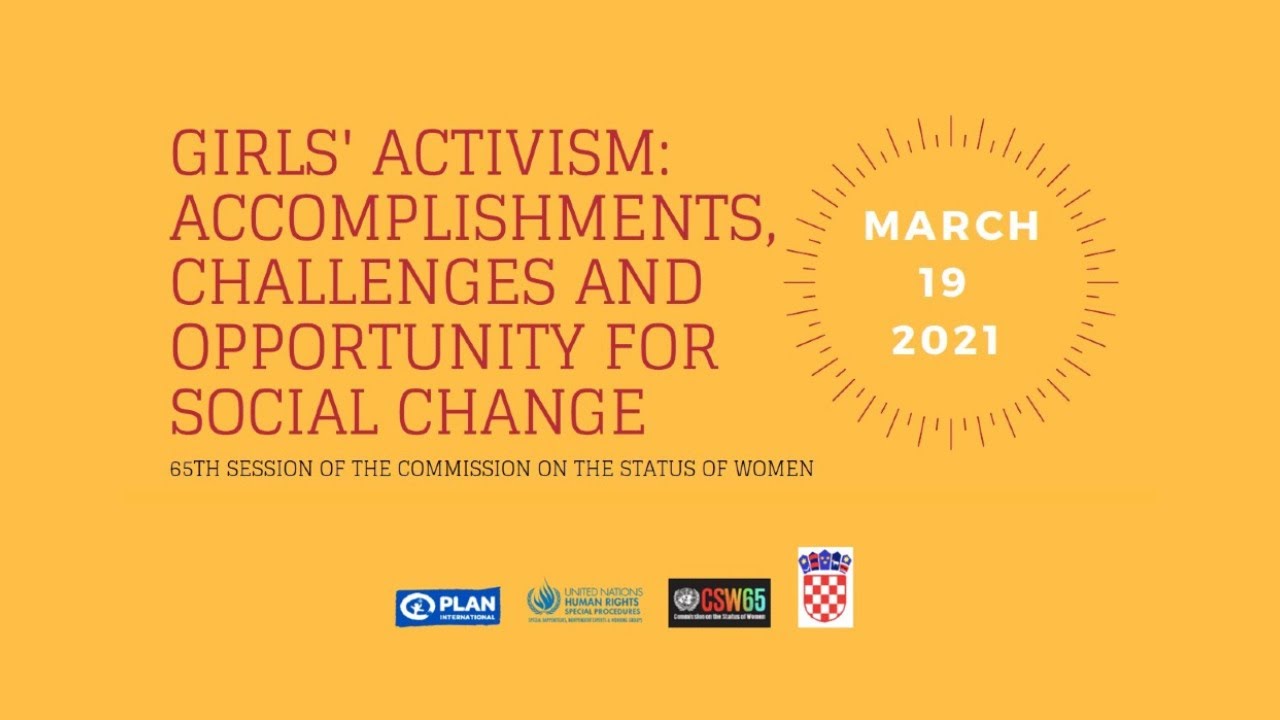 Girls' Activism: Accomplishments, Challenges and Opportunity for Social ...