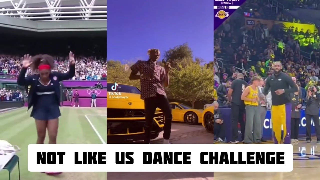 Kendrick Lamar They Not Like Us Dance Challenge Compilation #drake ...