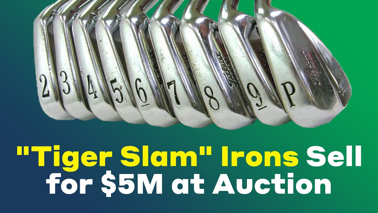 The story behind Tiger Woods' "Tiger Slam" irons selling for $5M at ...