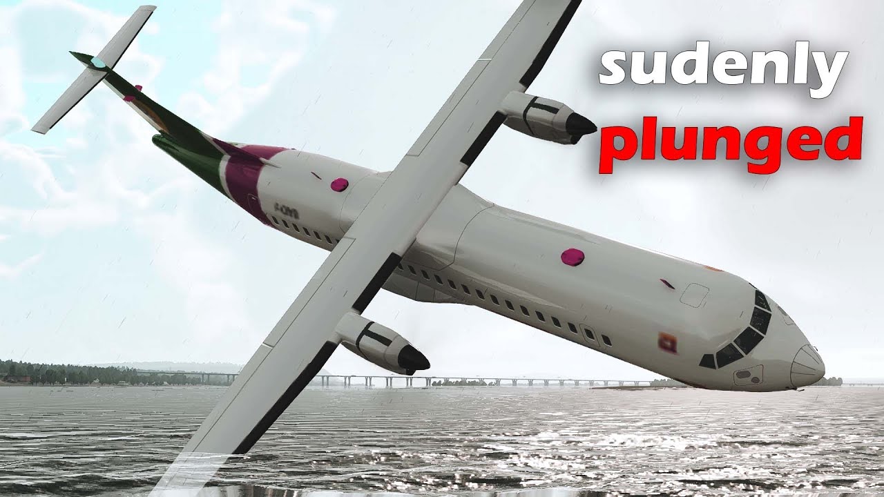 how precision air flight pw494 crashed animation? - YouTube