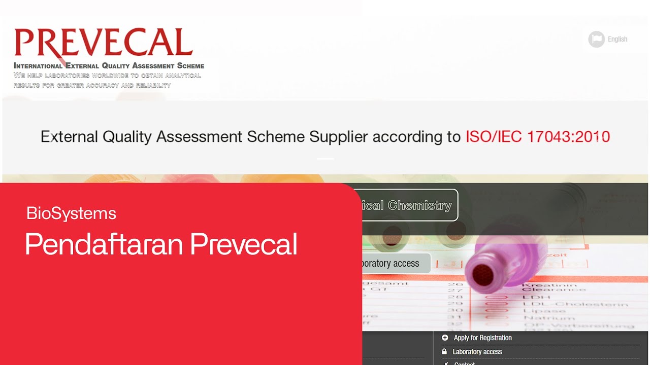 Prevecal - Tutorial cara pendaftaran Prevecal BioSystems - Human ...