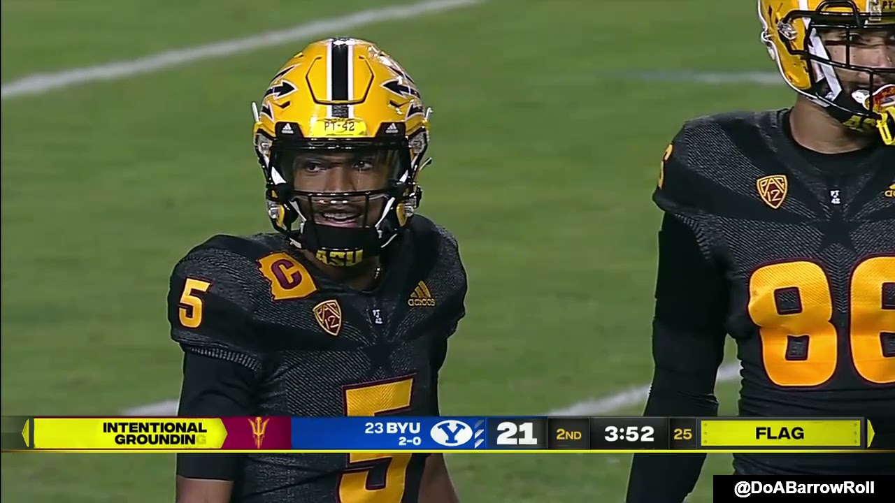 Arizona State OL/Offense vs BYU Defense (2021) - YouTube