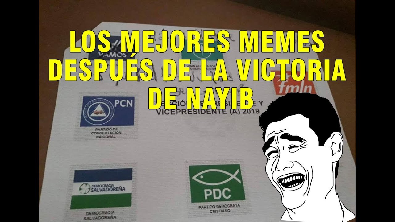 Los mejores memes después de la victoria de Nayib Bukele ...