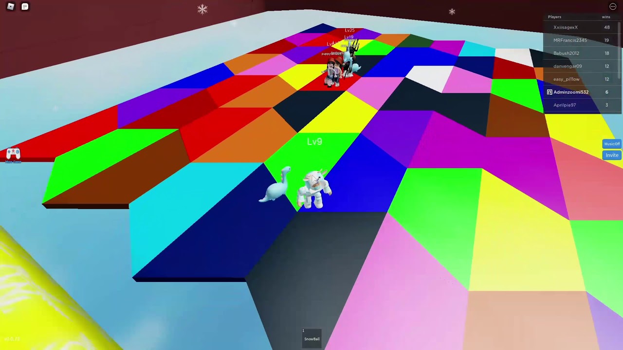Playing Roblox Color Block - YouTube