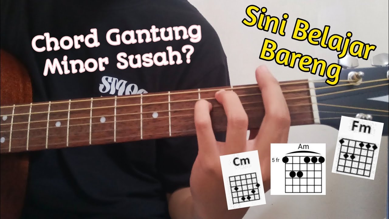 Tutorial Kunci Gantung/Balok (Bentuk Minor) | Untuk PEMULA - YouTube