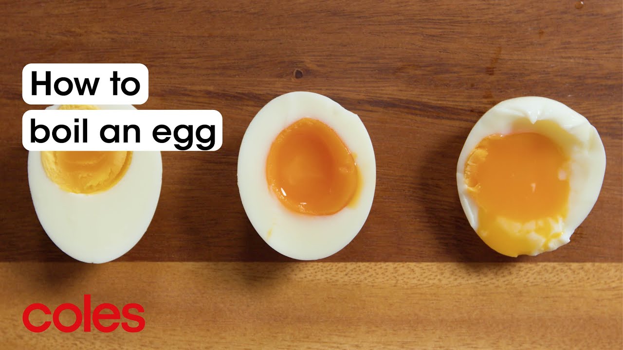 How to boil an egg | Back to Basics | Coles - YouTube