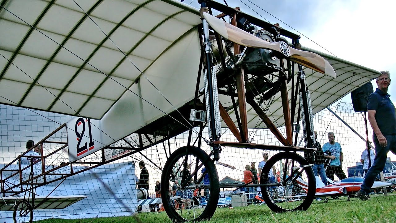 GIGANTIC RC XXXL BLÉRIOT XI SCALE MODEL AIRPLANE DEMO FLIGHT ...