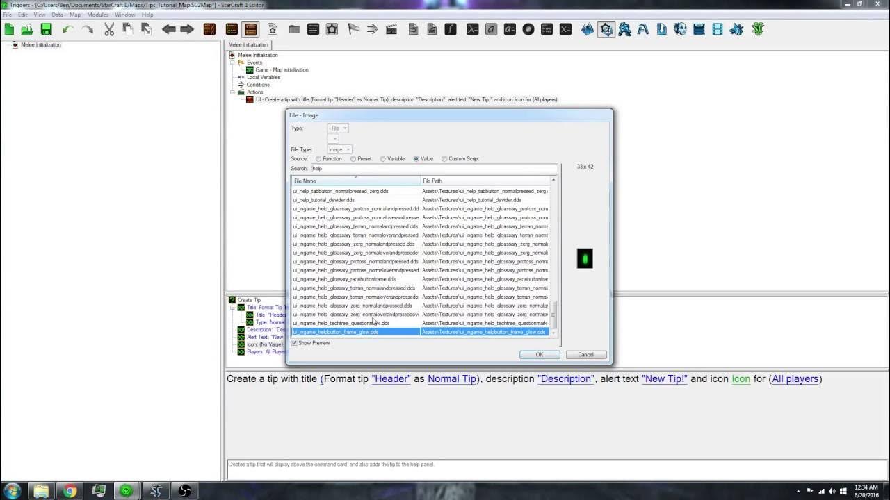 Sc2 Editor: Help Menu and Tips - YouTube