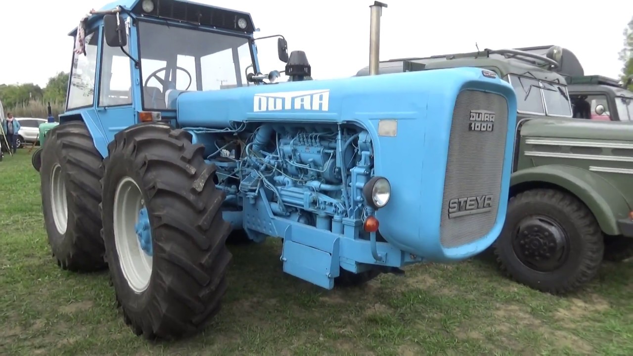 D4K-B Dutra 1000 traktor, Kiskunhalas, emléknap, v170930-7-044 - YouTube