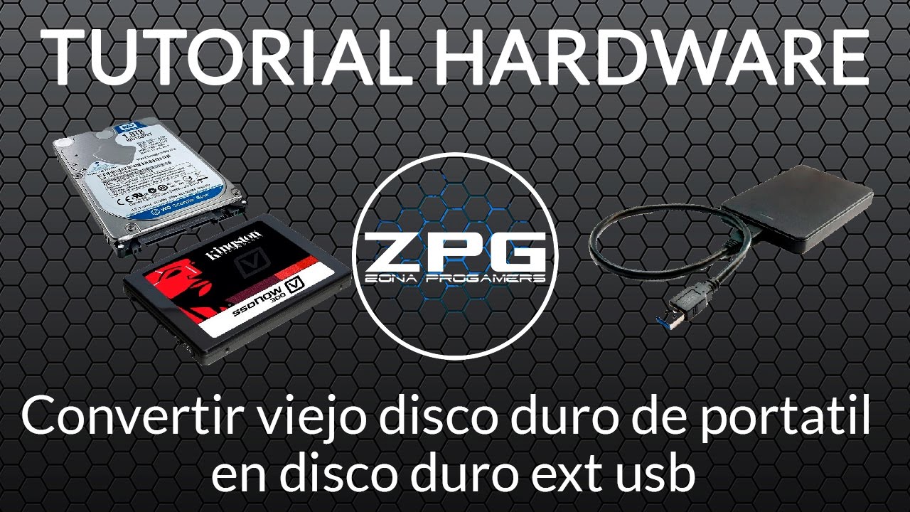 Tutorial # Convertir viejo disco duro en disco duro externo usb - YouTube