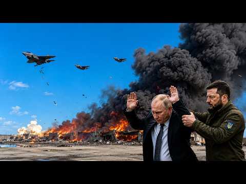 45 DAKİKA ÖNCE! Rusya'nın en gizli mühimmat deposu 75 tonluk F-35 bombasıyla vuruldu.