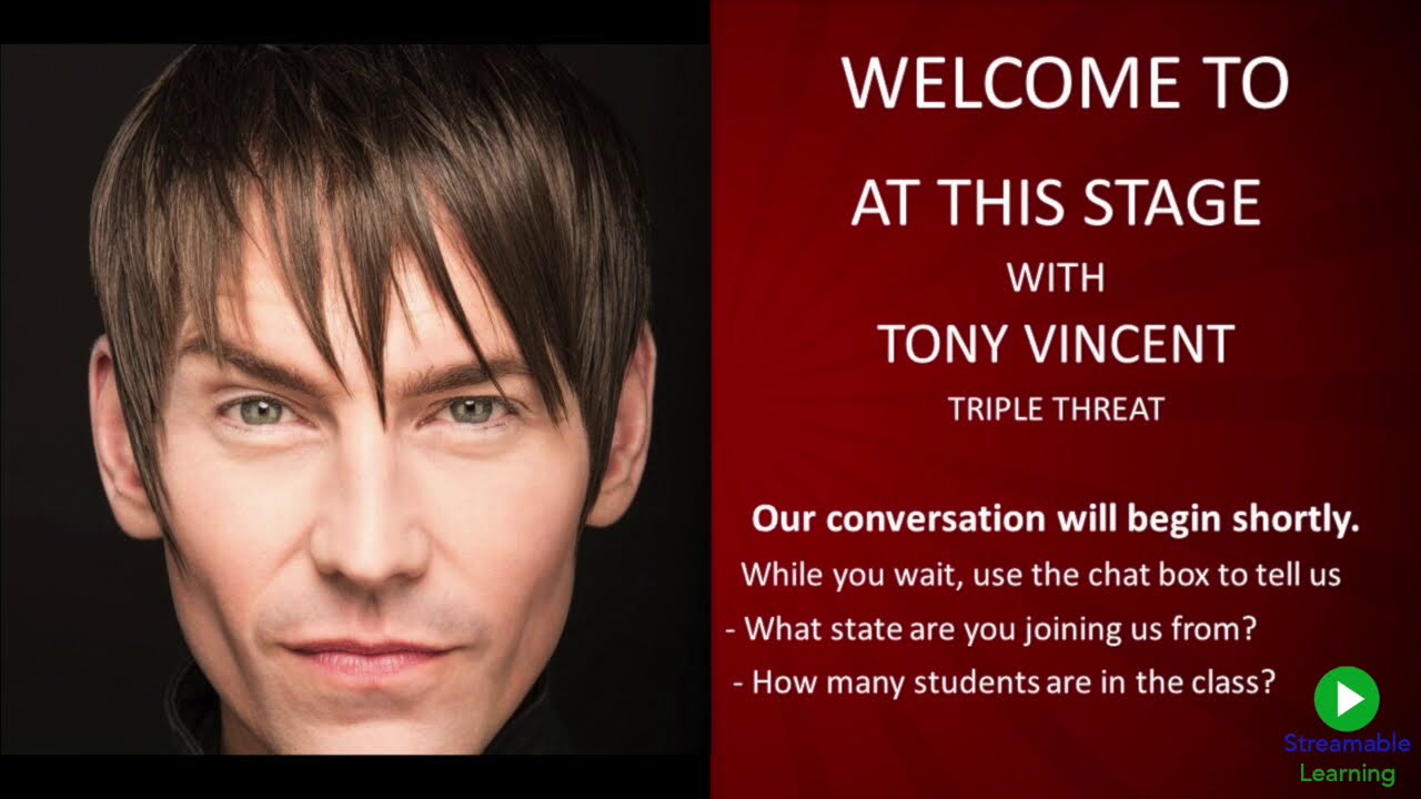 Camp Broadway's AT THIS STAGE featuring Tony Vincent - YouTube