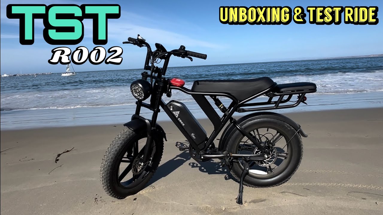 TST R002 Moped Style eBike!! • Unboxing & Test Ride! - YouTube