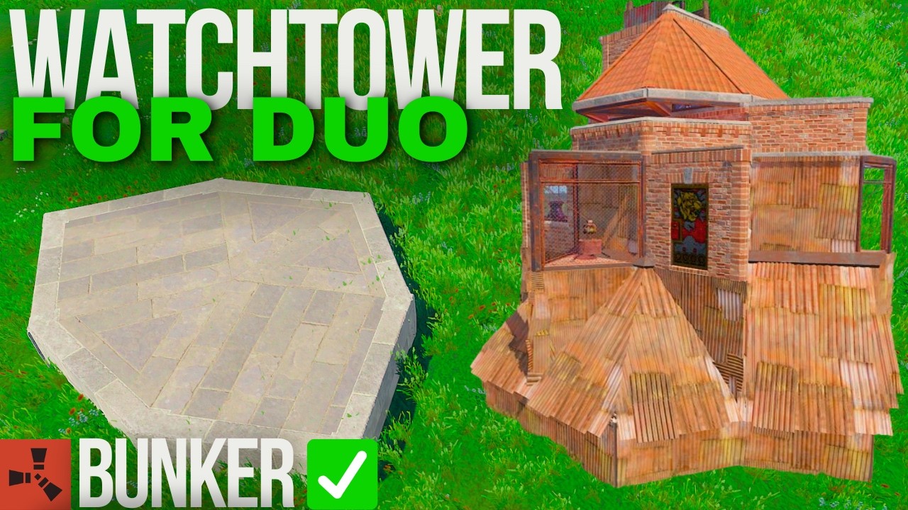 Watchtower - Duo / Bunker / Rust Base Design (2025)... - YouTube