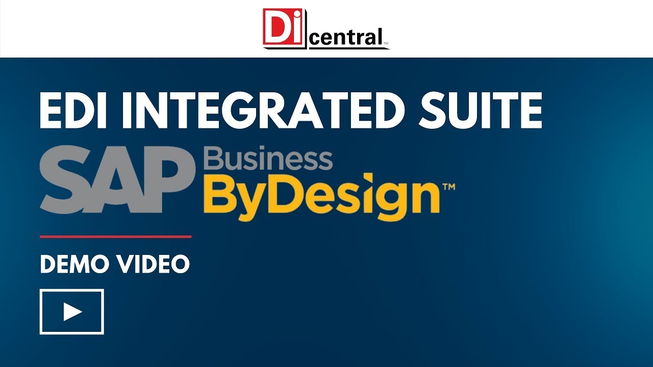 EIS EDI for SAP By Design - YouTube